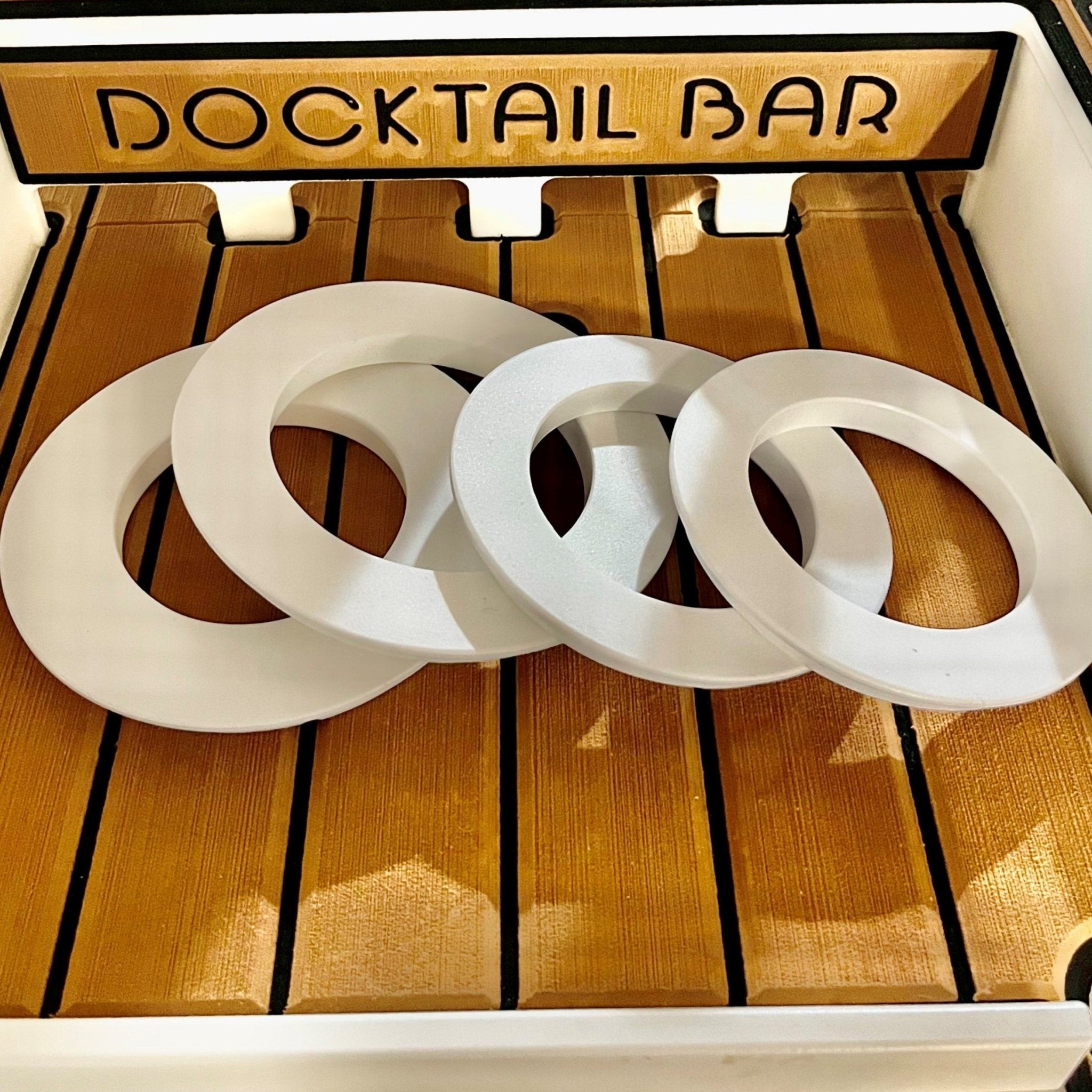 Docktail Bar Table and Cup Holder Inserts
