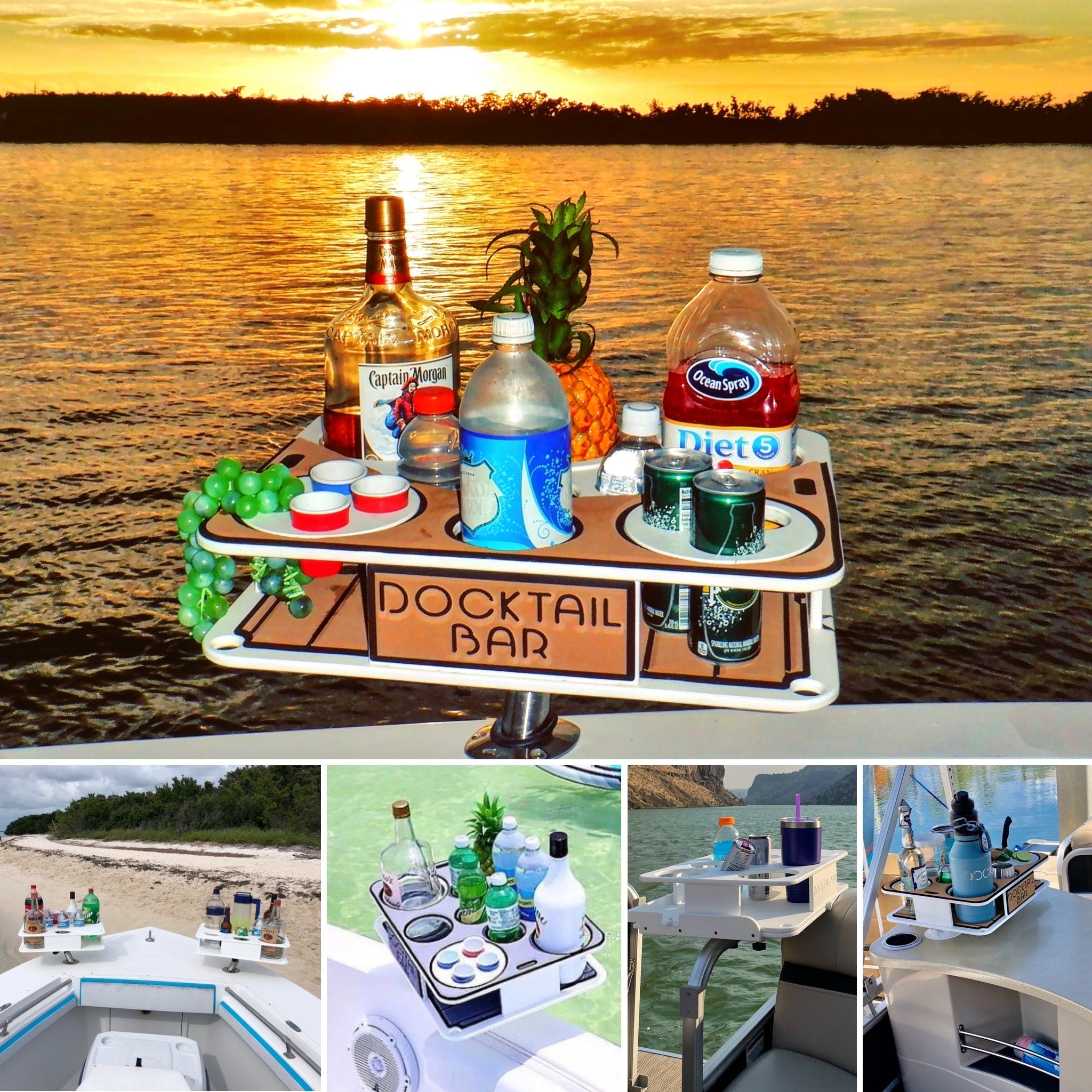 Docktail Boat Table Caddy