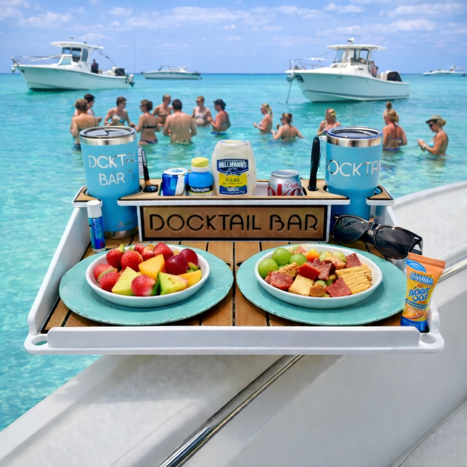 Docktail Bar l Boat Tables I Bars I Rod Holder I Pontoon I Rails