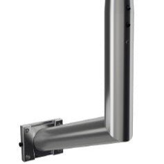 Angled Pedestal Mount System - Table base, Angled Post, Side Mount pla