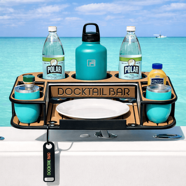 Docktail Butler Boat Table Midnight Series