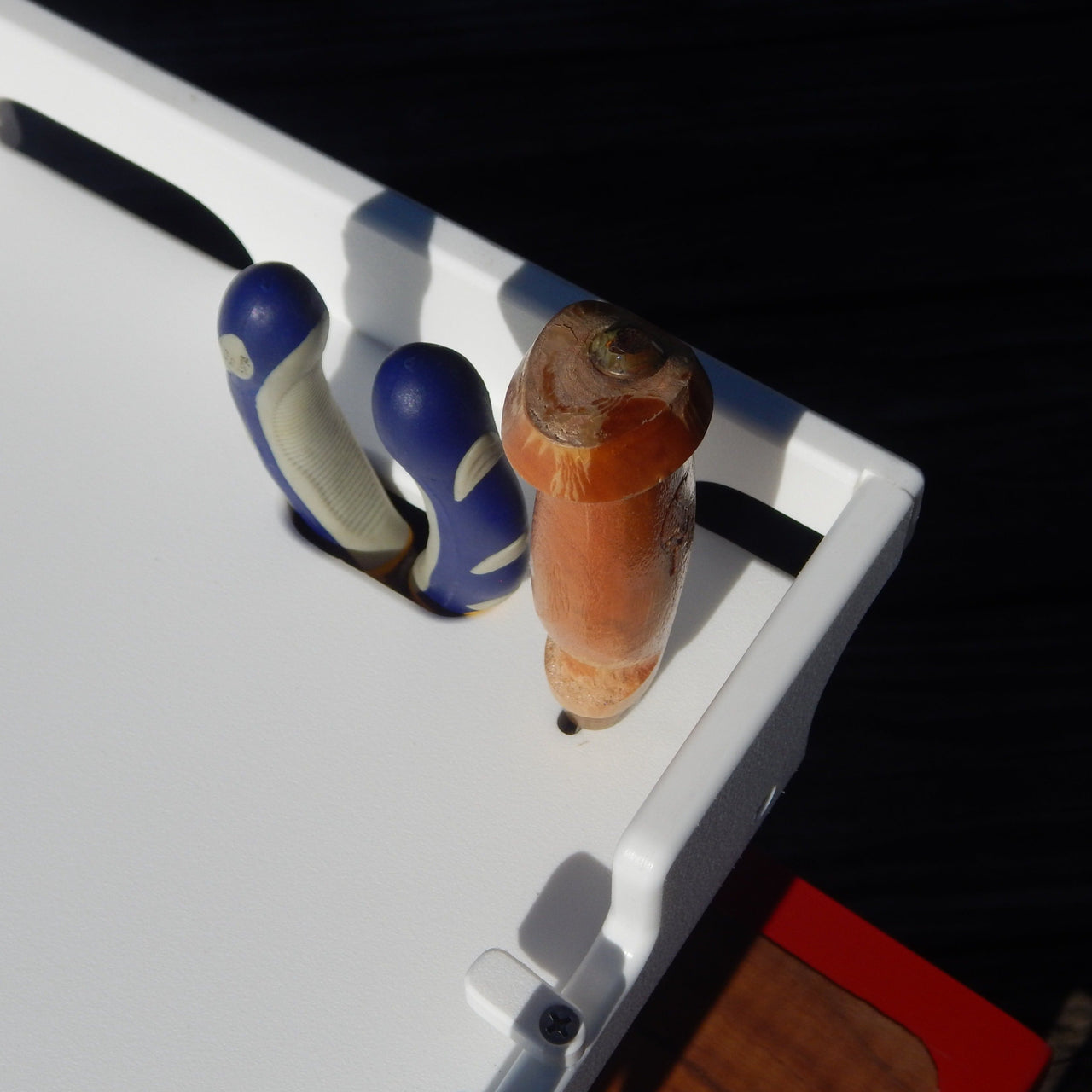 Docktail Boat Table Caddy Bait Table Combo & Pontoon Boat Rail Mount