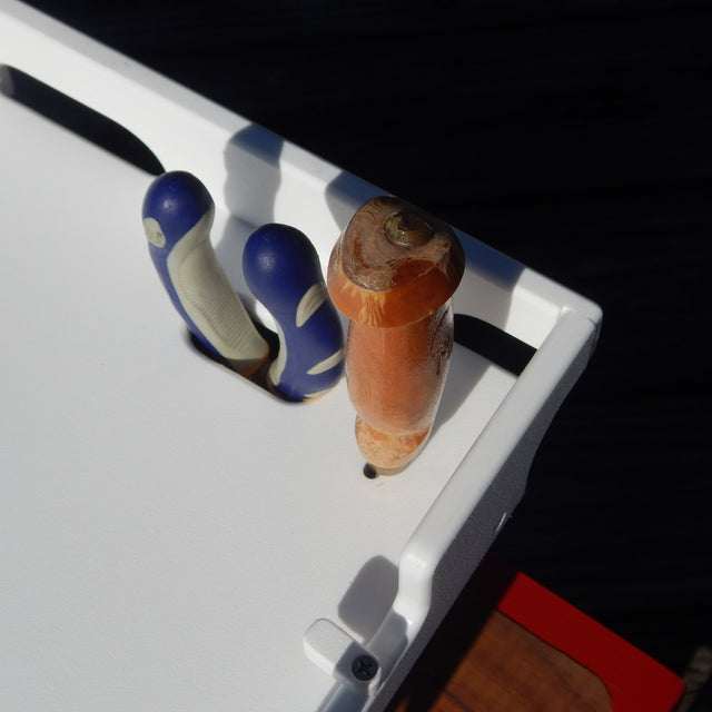 Docktail Boat Table Caddy Bait Table Combo & Pontoon Boat Rail Mount