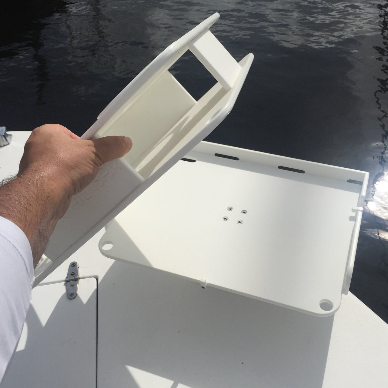 Docktail Bait Cutting Board and Serving Table with Magma Adjustable Ro