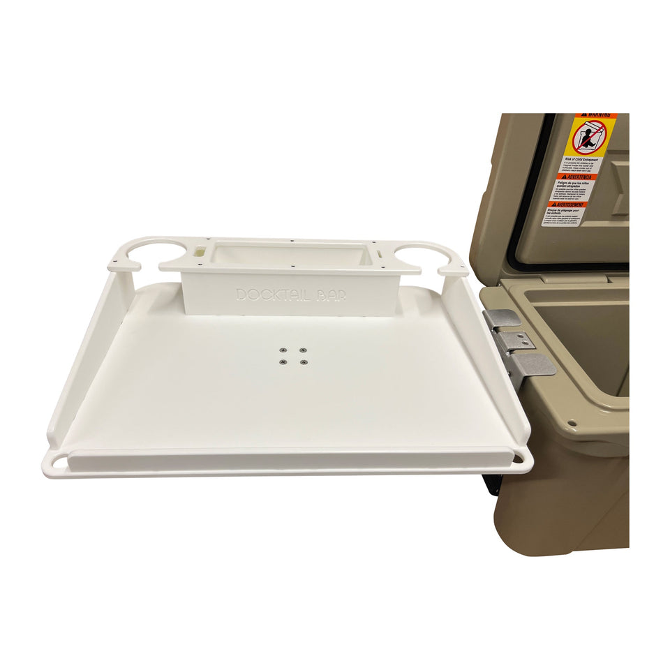 Docktail Bar Yeti Tundra Cooler Cup Holders and Table System