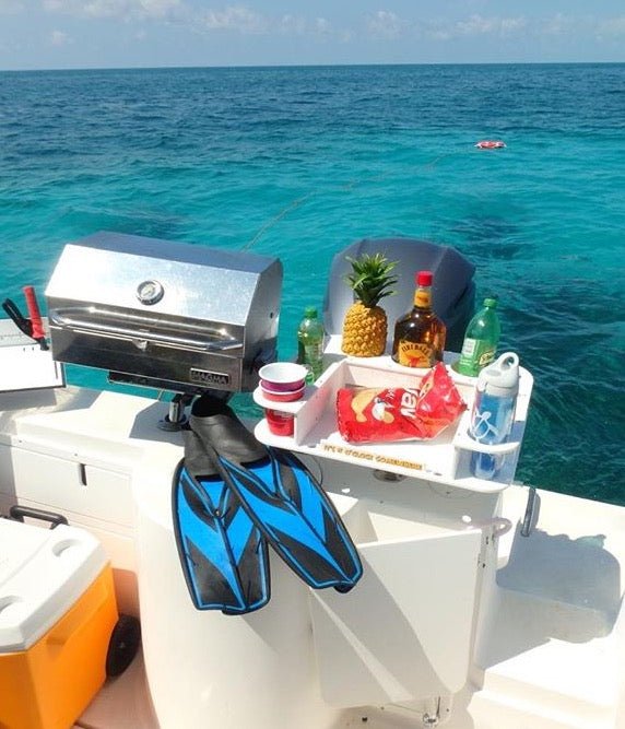 Docktail Butler Ultimate Boat & Marine Table Includes Adjustable Rod ...