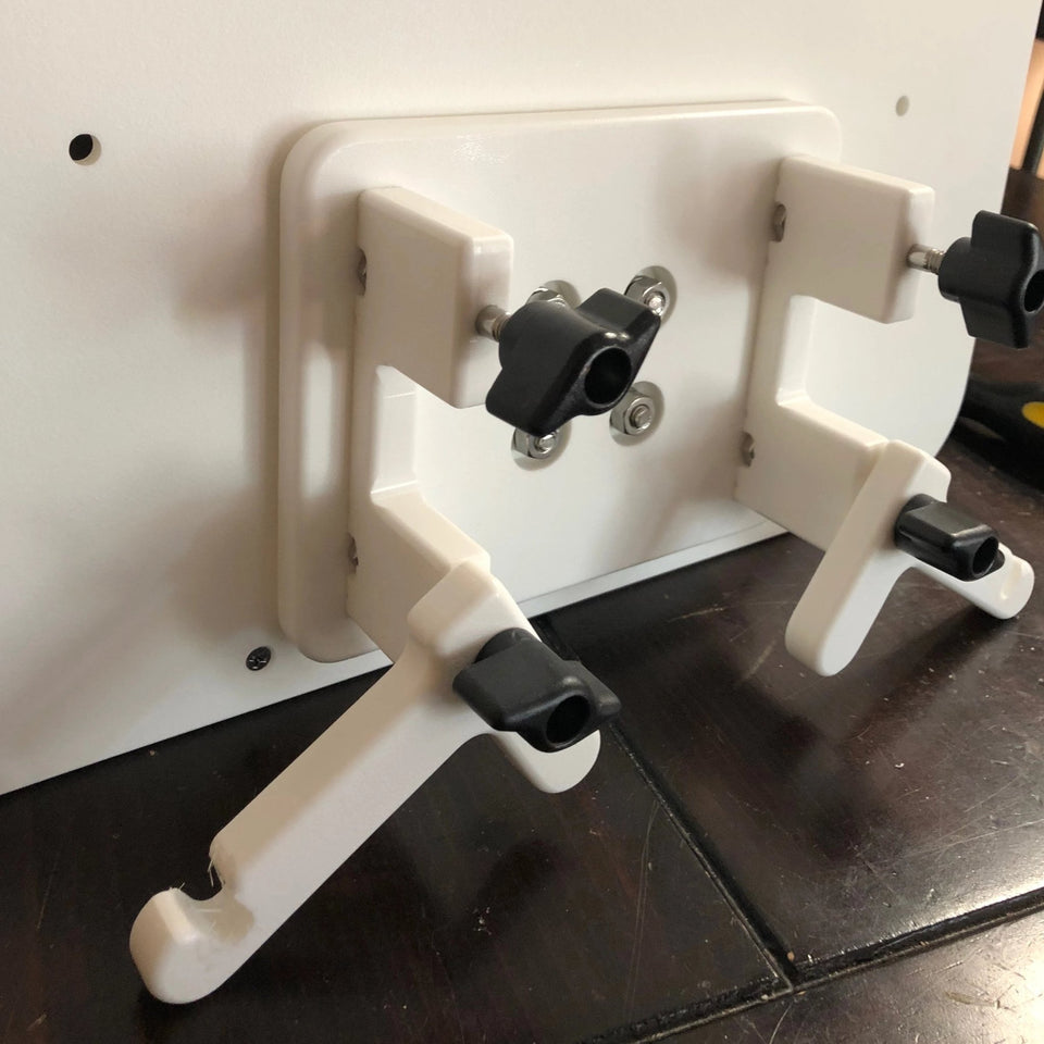 Docktail Utility Table Accessory with Pontoon Boat Rail Mount