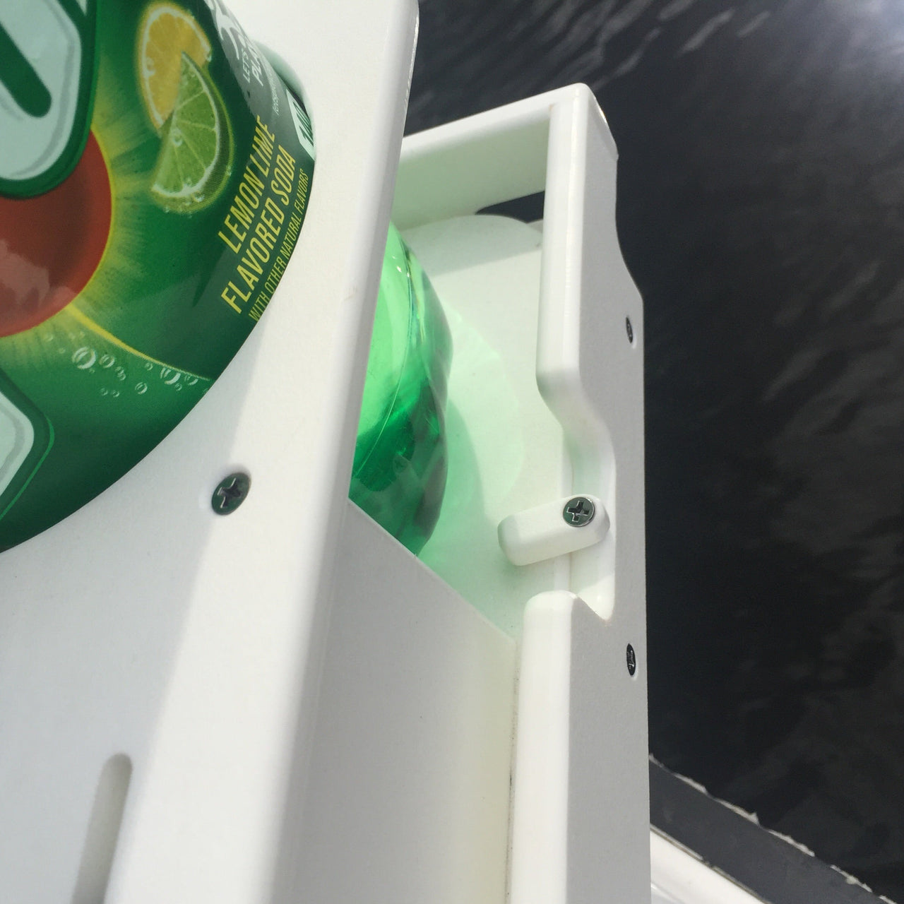 Docktail Boat Table Caddy Bait Table Combo & Pontoon Boat Rail Mount